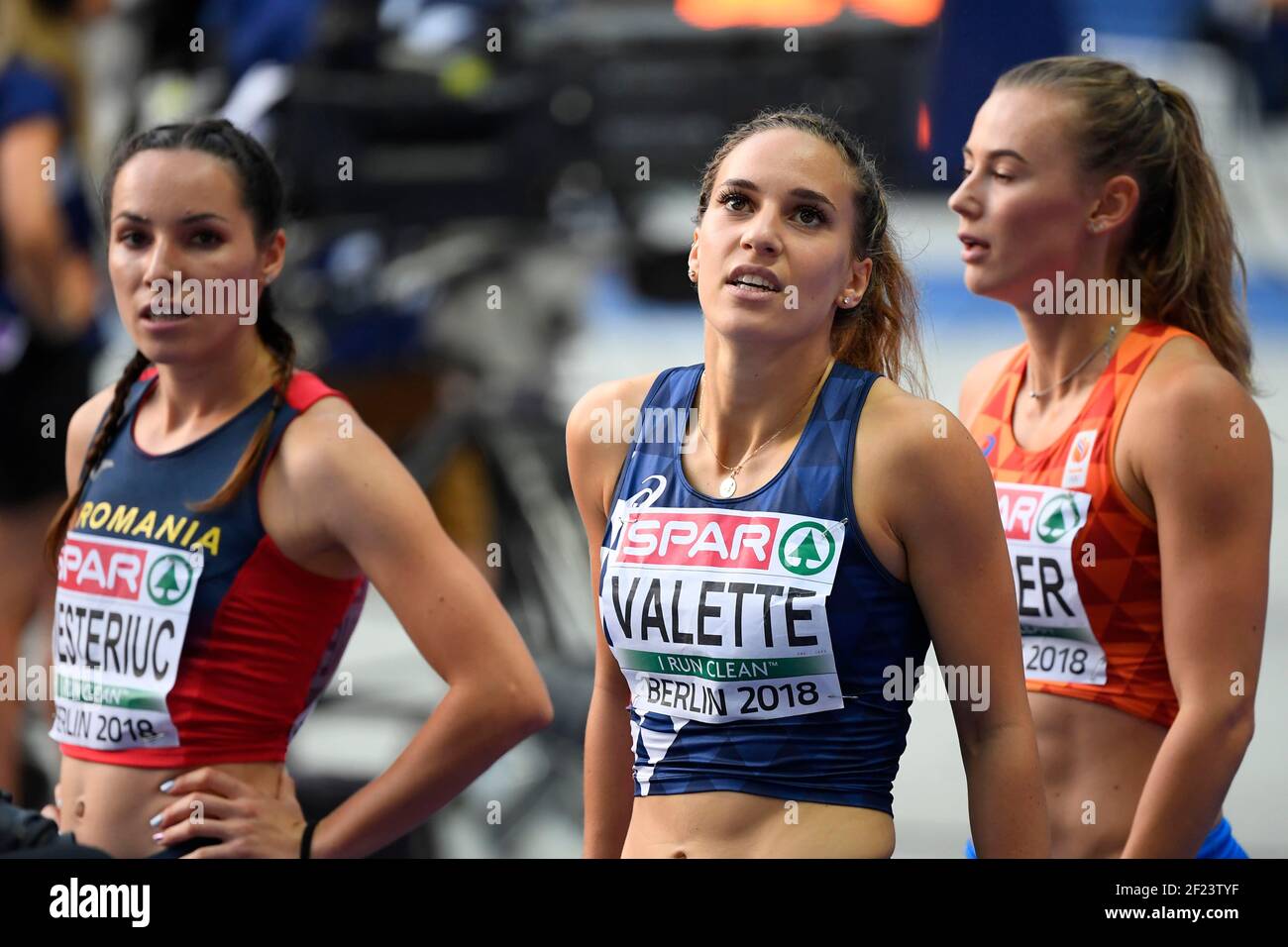 Laura Valette (FRA) competes in 100m Hurdles Women during the European ...