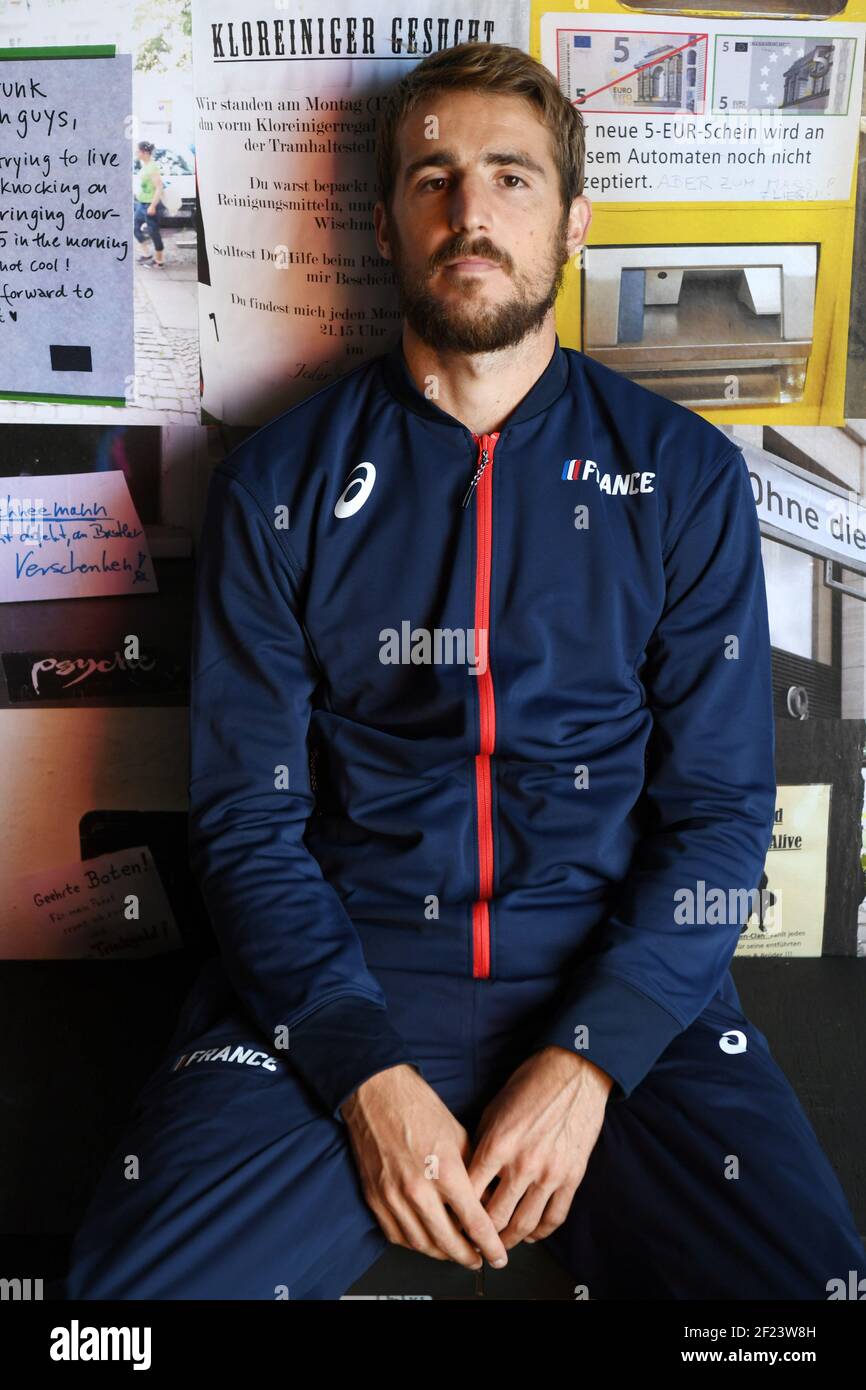 Portrait of Florian Carvahlo during the European Championships 2018, at ...
