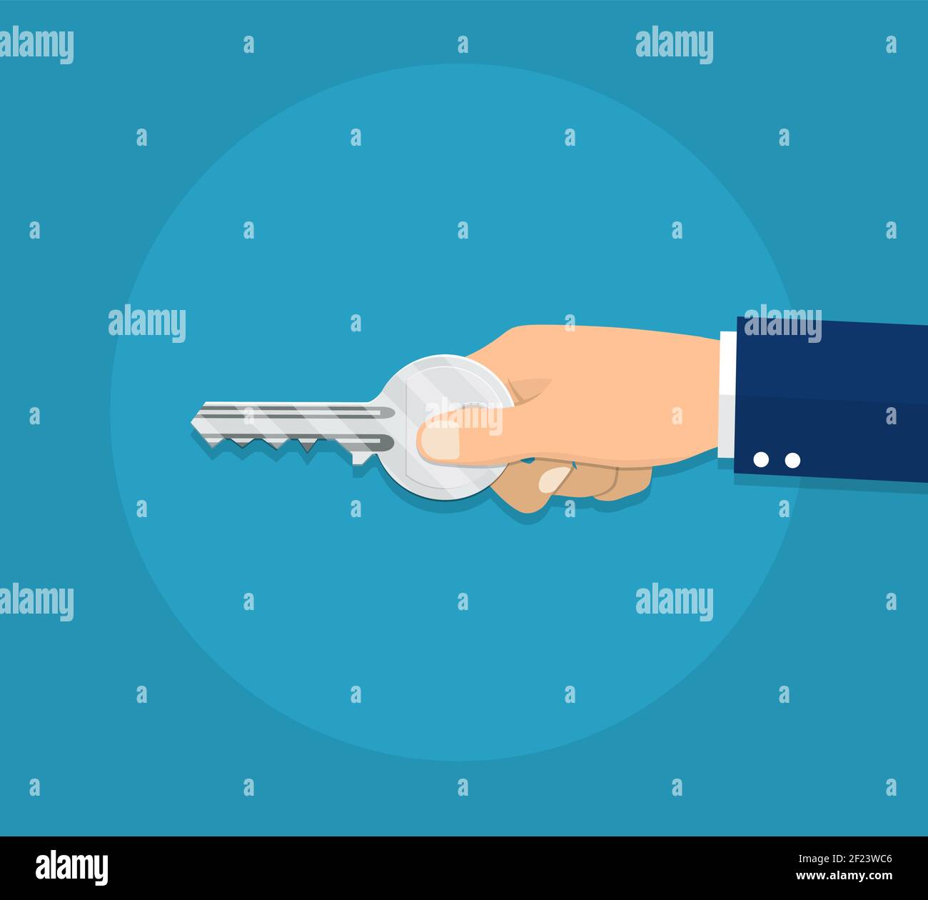 Human hand with key Stock Vector Image & Art - Alamy