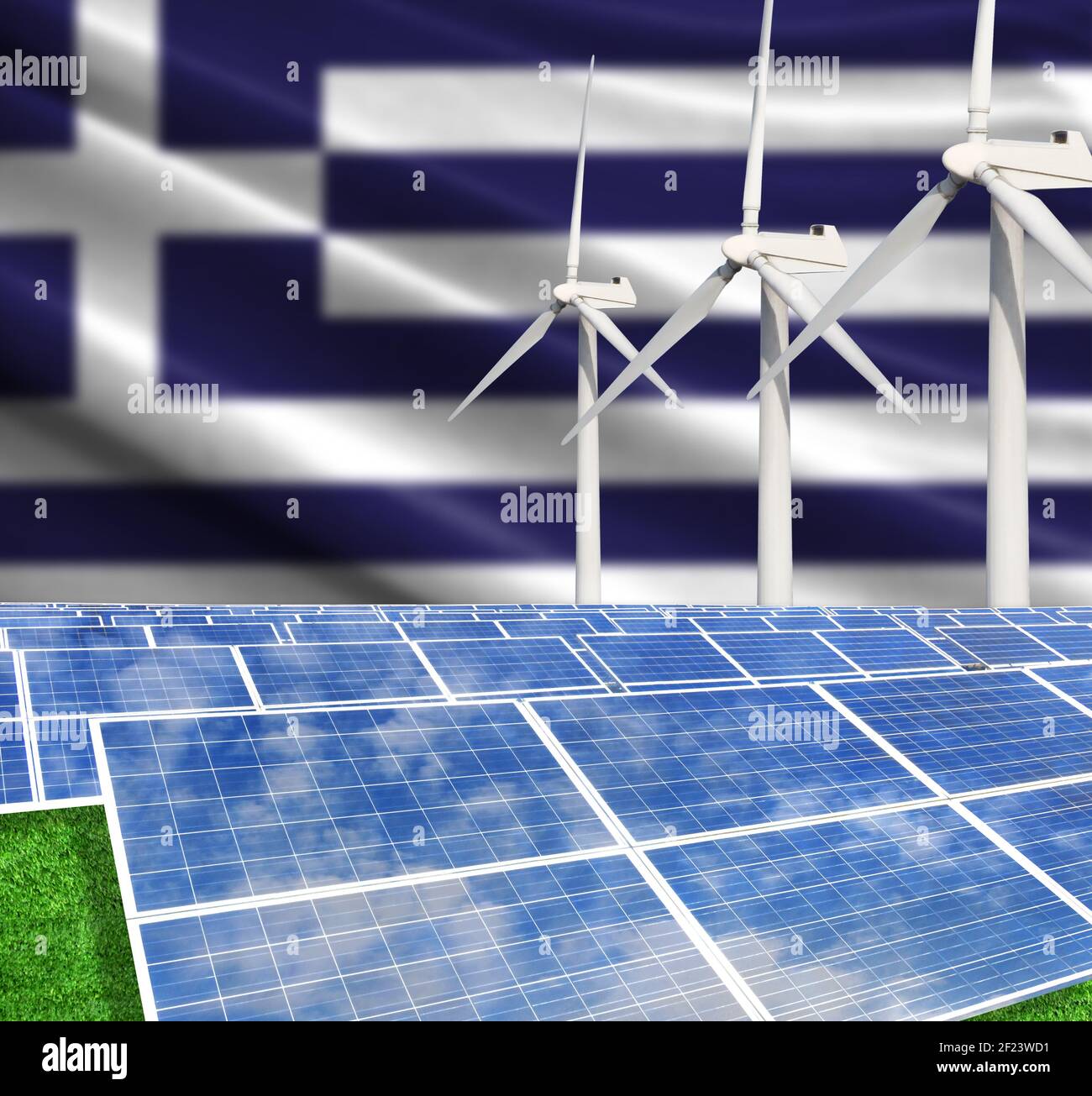 Solar Energy Greece High Resolution Stock Photography and Images - Alamy