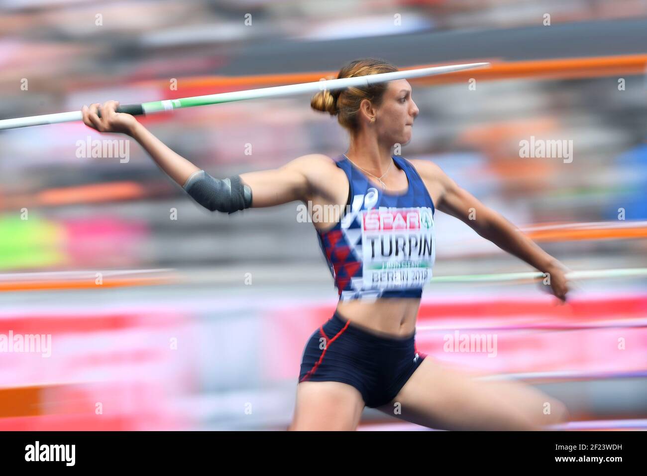 Esther Turpin (FRA) competes in Heptathlon Women during the European ...