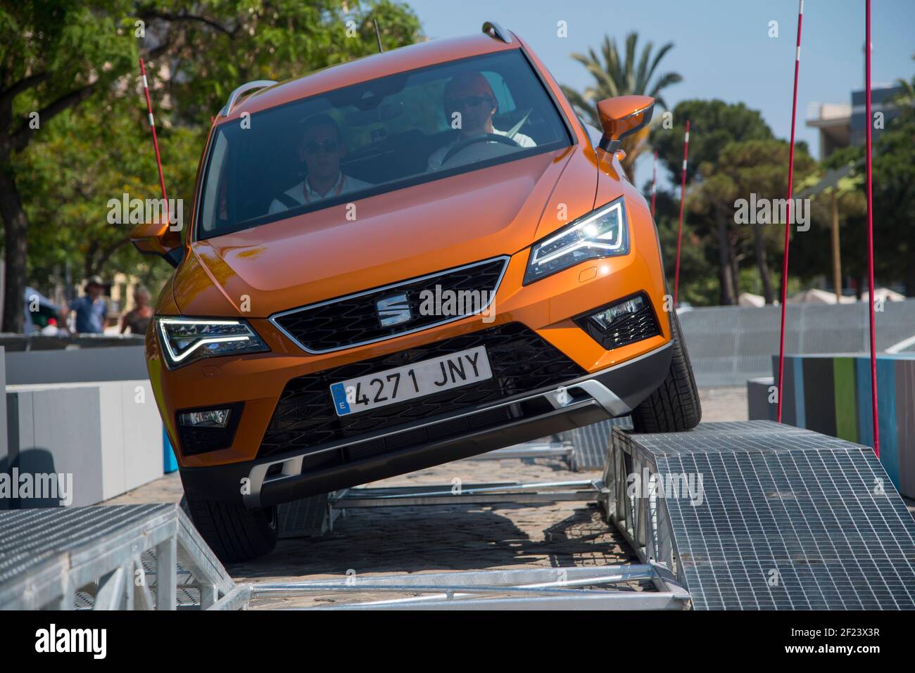 2016 Seat Ateca Spanish midsize SUV from the VAG group in Barcelona ...