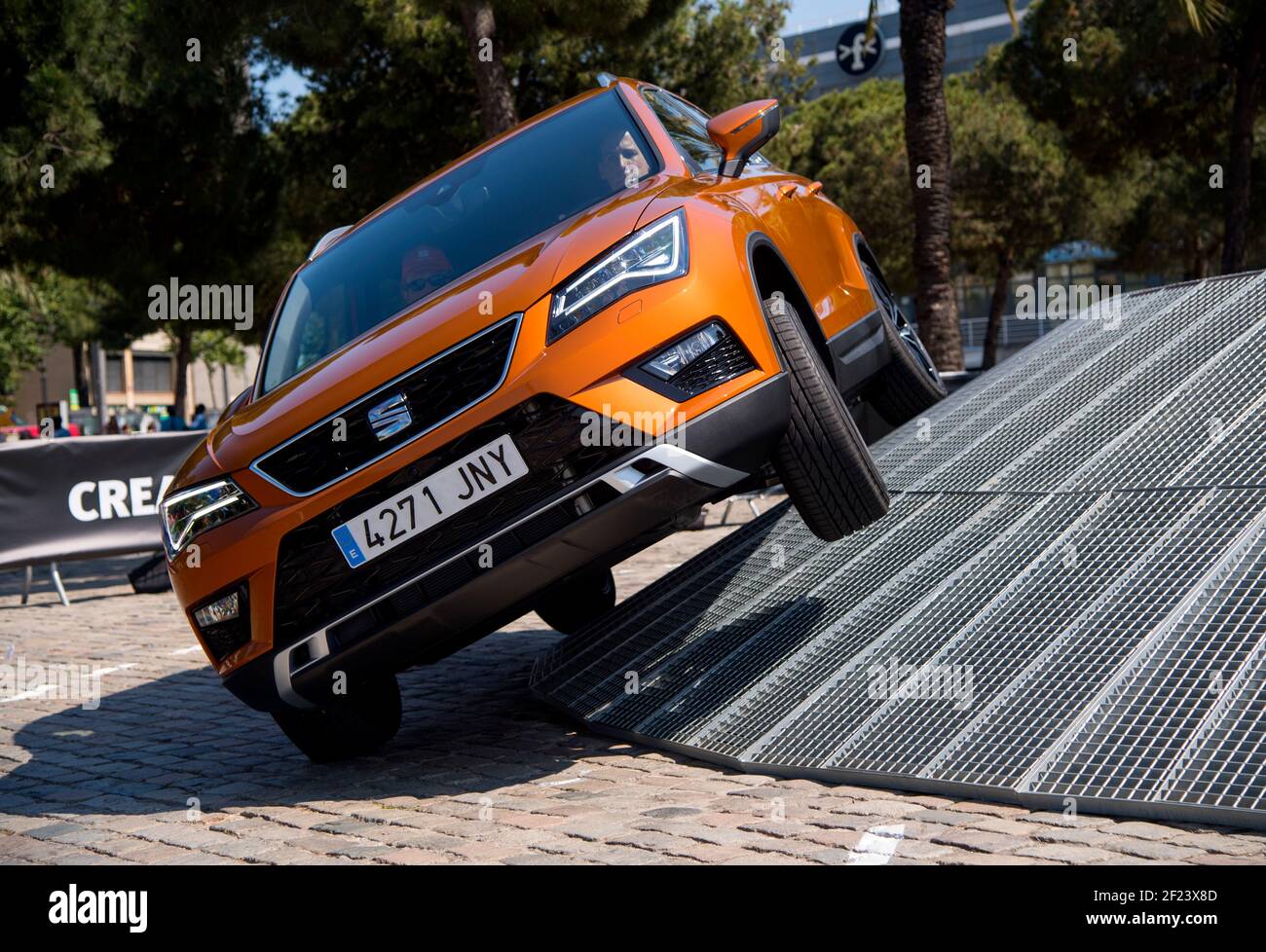 2016 Seat Ateca Spanish midsize SUV from the VAG group in Barcelona ...