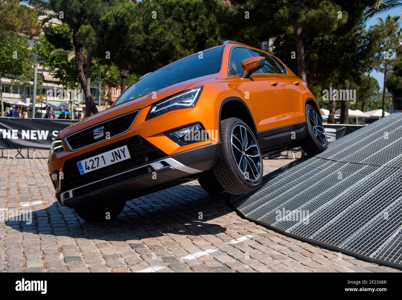 2016 Seat Ateca Spanish midsize SUV from the VAG group in Barcelona ...