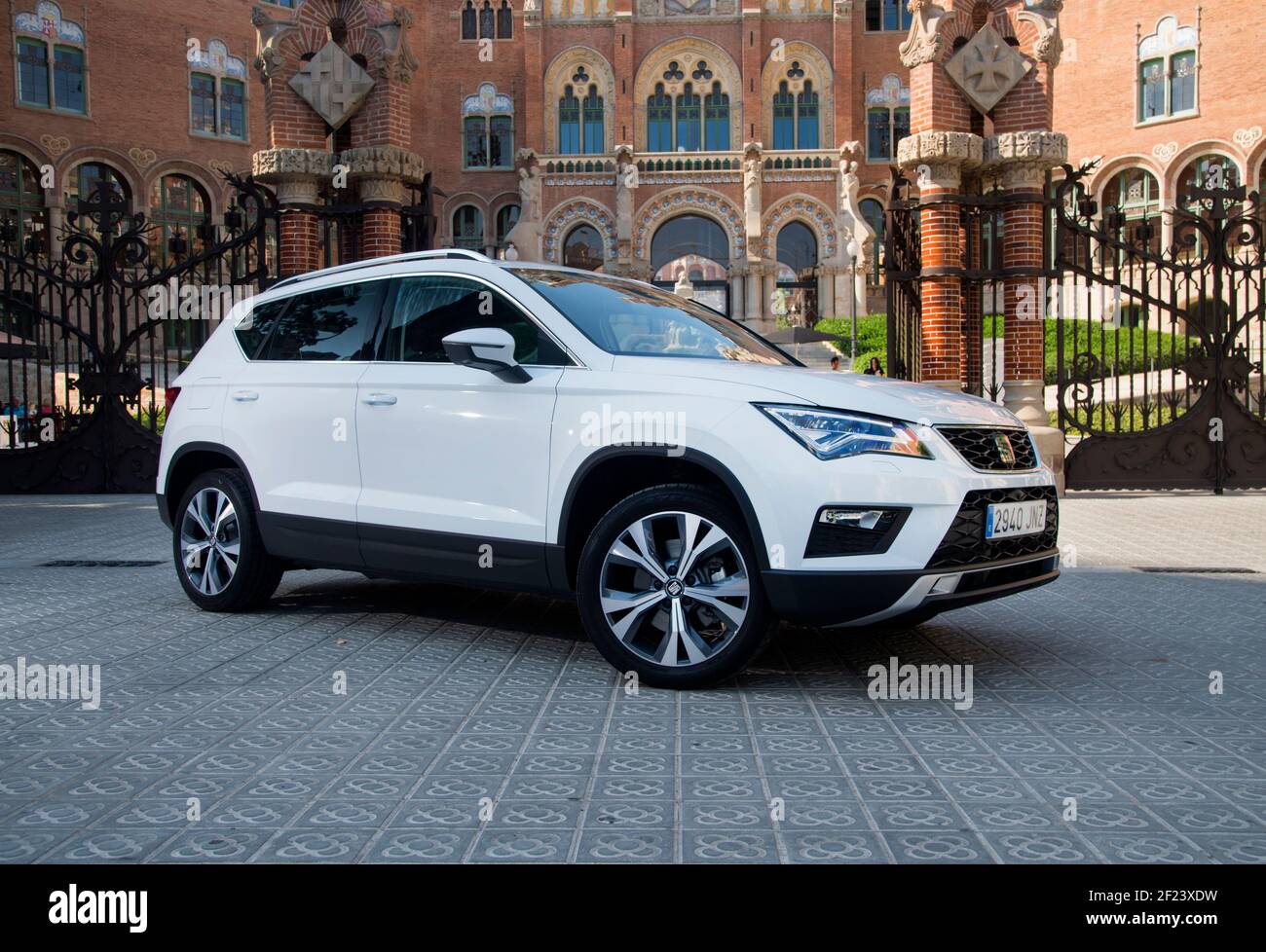 2016 Seat Ateca Spanish midsize SUV from the VAG group in Barcelona ...