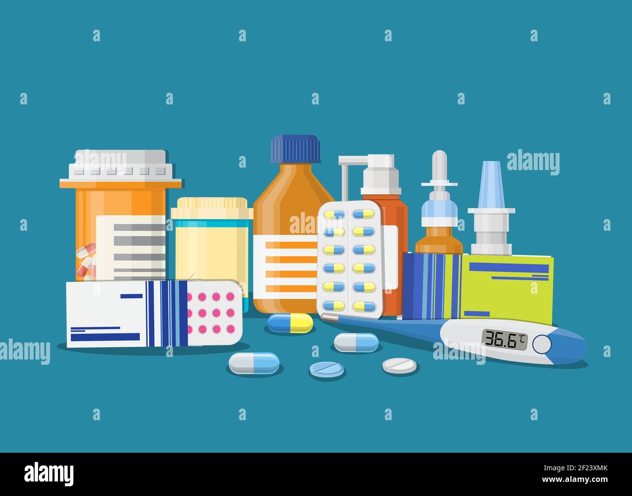 Capsule pharmaceutical different pills Stock Vector Images - Alamy