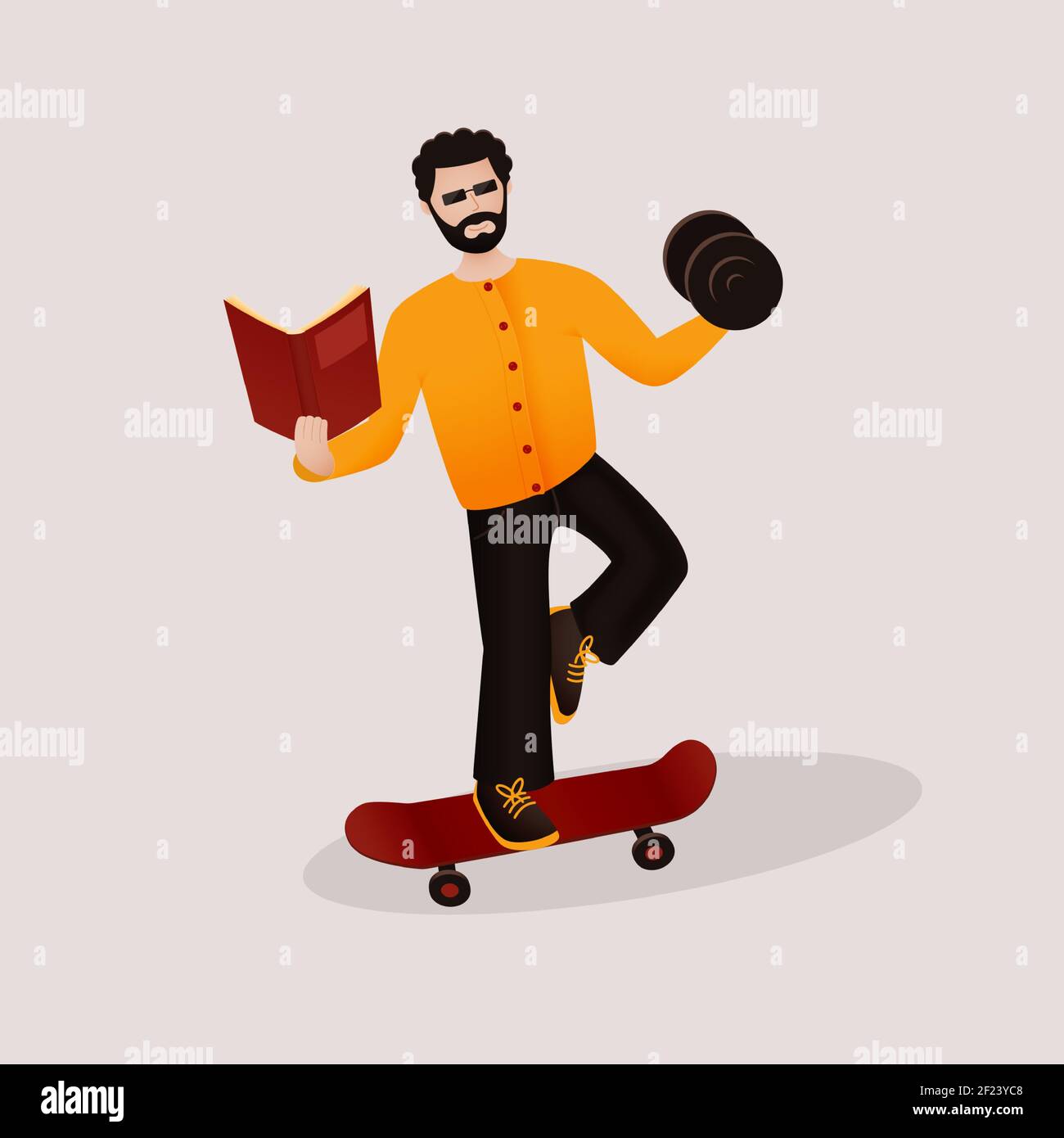 The concept of human development through knowledge, physical training ...