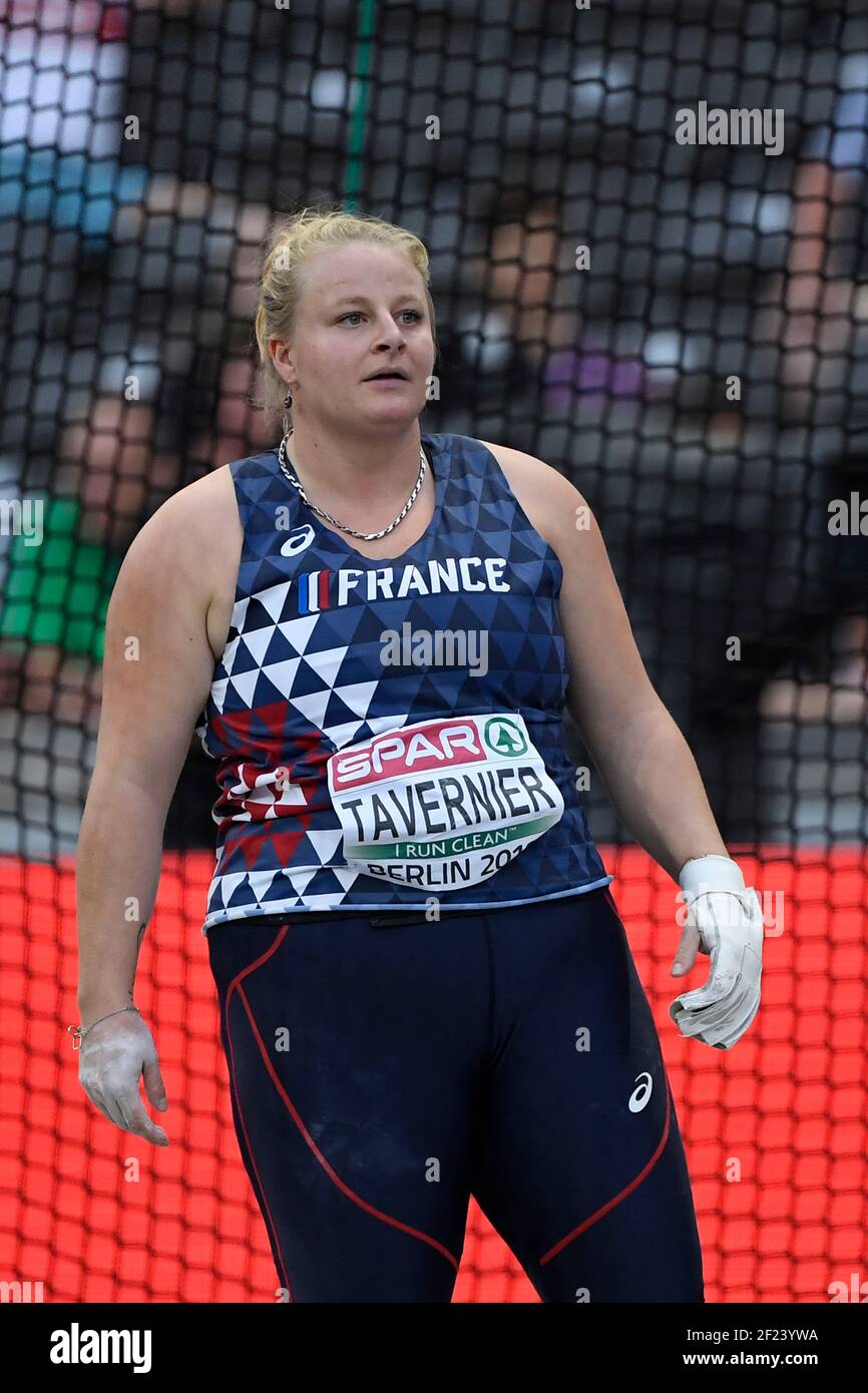 Alexandra Tavernier (FRA) win the Silver Medal in Hammer Throw Women ...