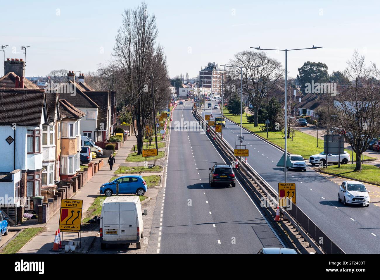 A127 The Bell interchange junction improvement underway in Southend on ...