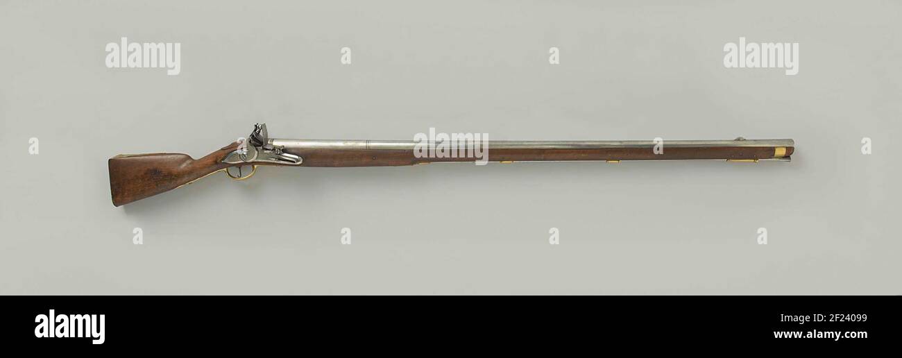 Flintlock Wall Piece.Flint fortress rifle (Walbuks) with battery lock ...