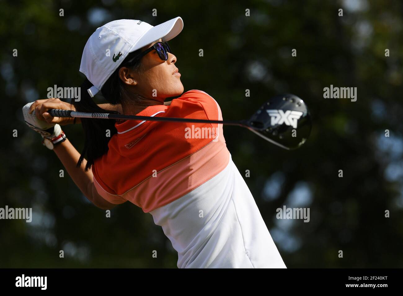 Celine Boutier (Fra) competes during the practice round of LPGA Evian ...