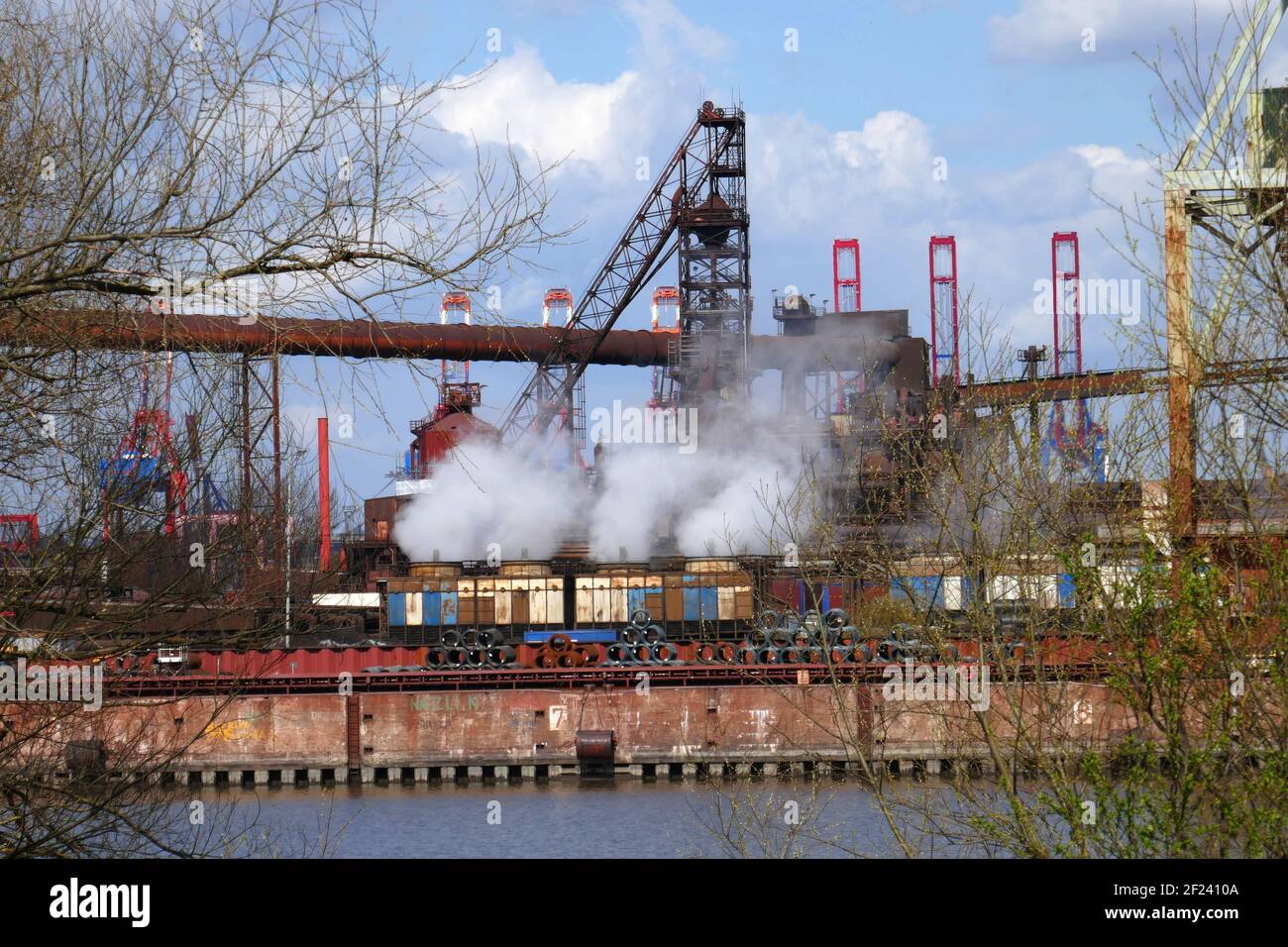 Steelworks blast furnace port hi-res stock photography and images - Alamy