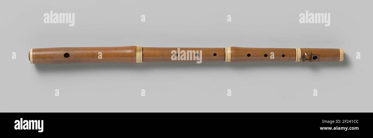 Flute.Flute of palm wood with a valve. Signature: Martin Stock Photo ...