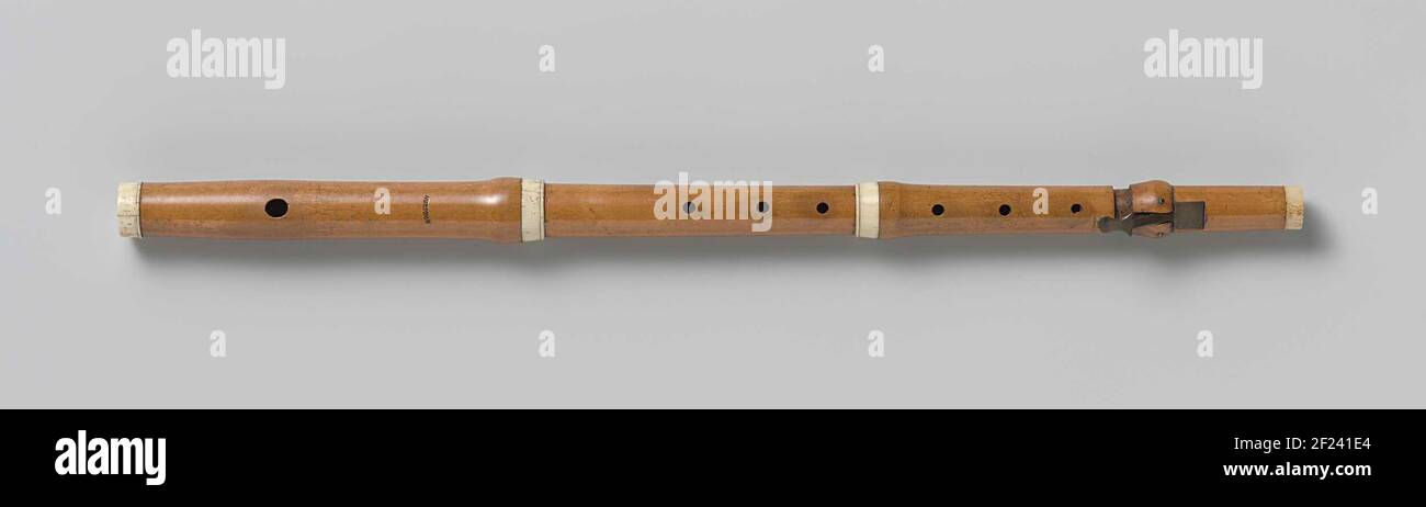 Flute.Flute of palm wood with a valve. Signature: Dresden Stock Photo ...