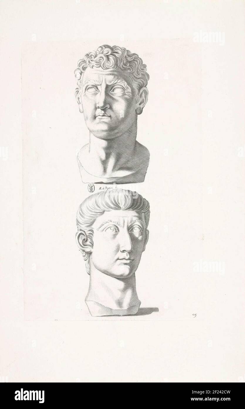 Two roman busts hi-res stock photography and images - Alamy