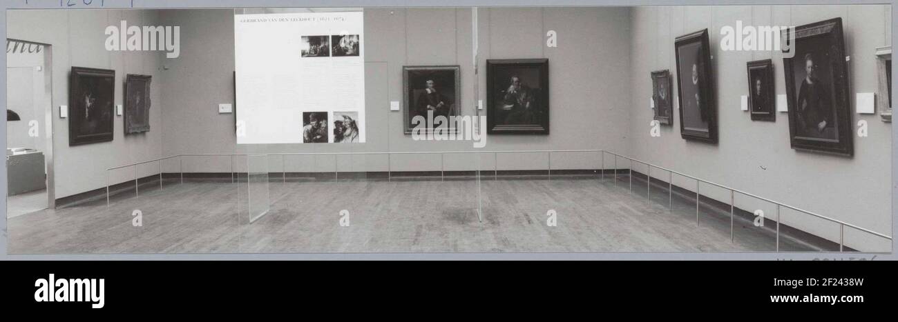 Room with paintings by Rembrandt students, left the entrance to the ...