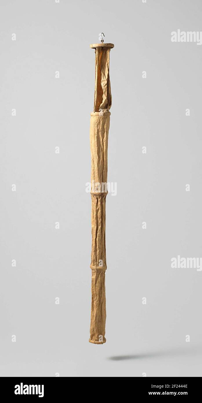 Model or a windsail. Model of a cooling sail. The five hoops are wound ...