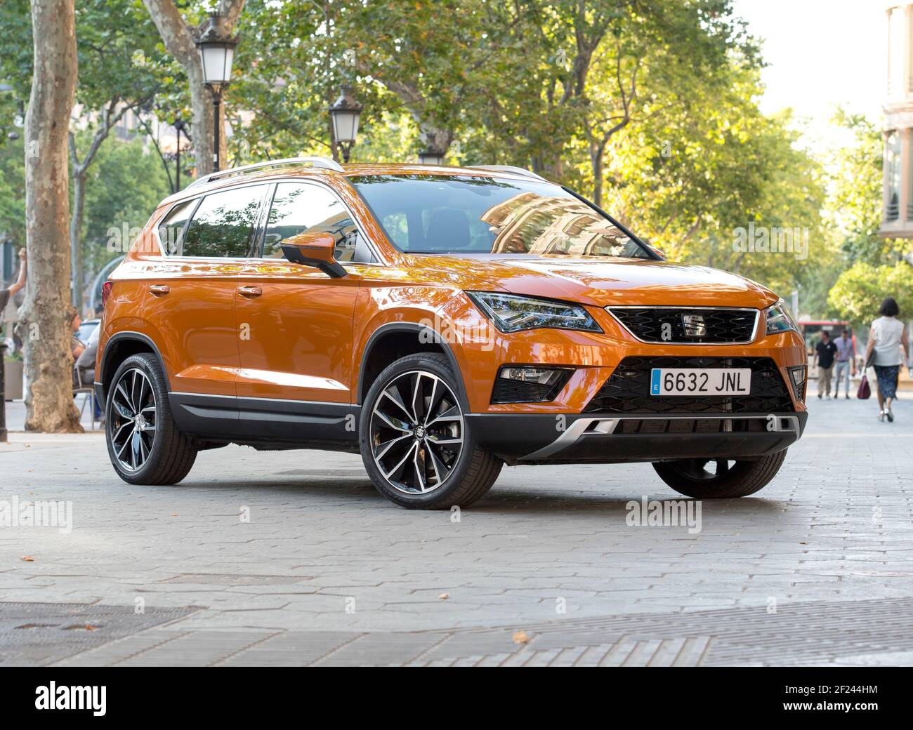 2016 Seat Ateca Spanish midsize SUV from the VAG group in Barcelona ...