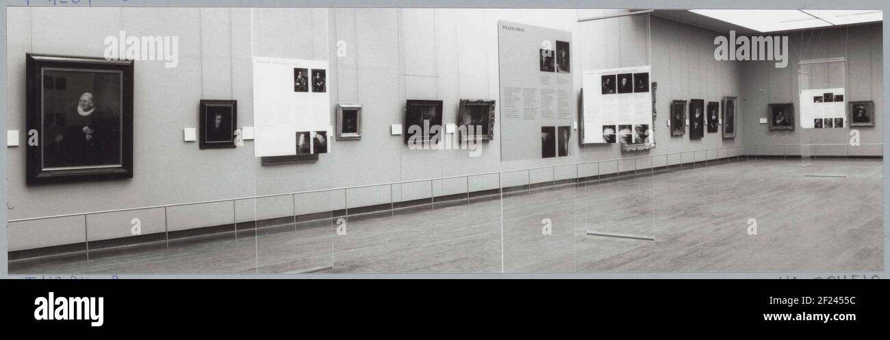 Room with paintings by Students of Rembrandt and five information ...