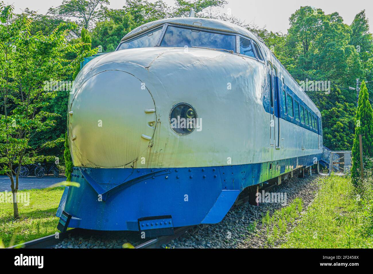 0 series Shinkansen (Akishima Tsutsujigaoka Park Stock Photo - Alamy
