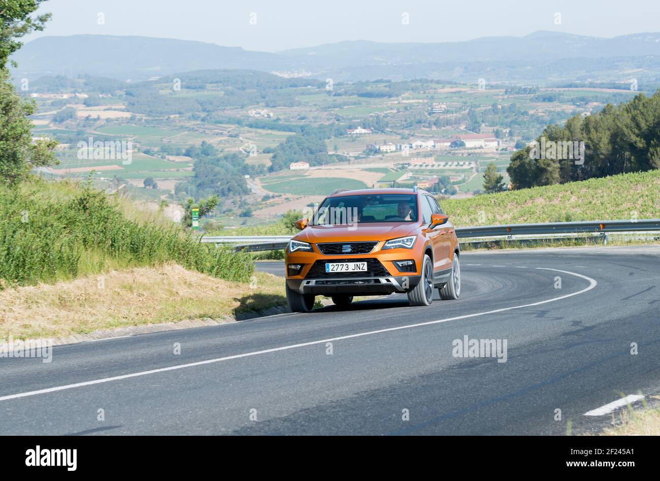 2016 Seat Ateca Spanish midsize SUV from the VAG group in Barcelona ...
