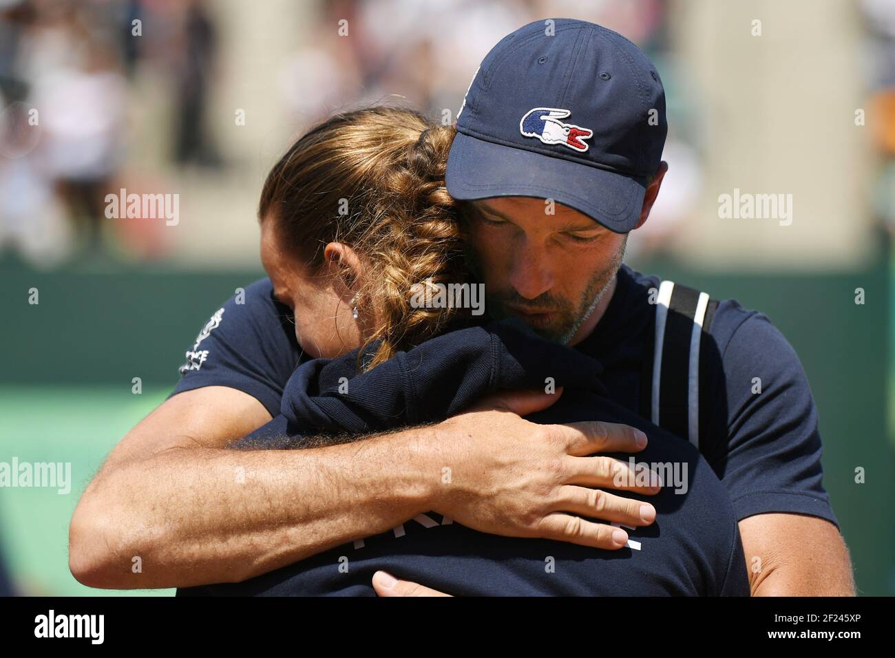Clara Burel (Fra) competes and wins silver medal in women's tennis ...