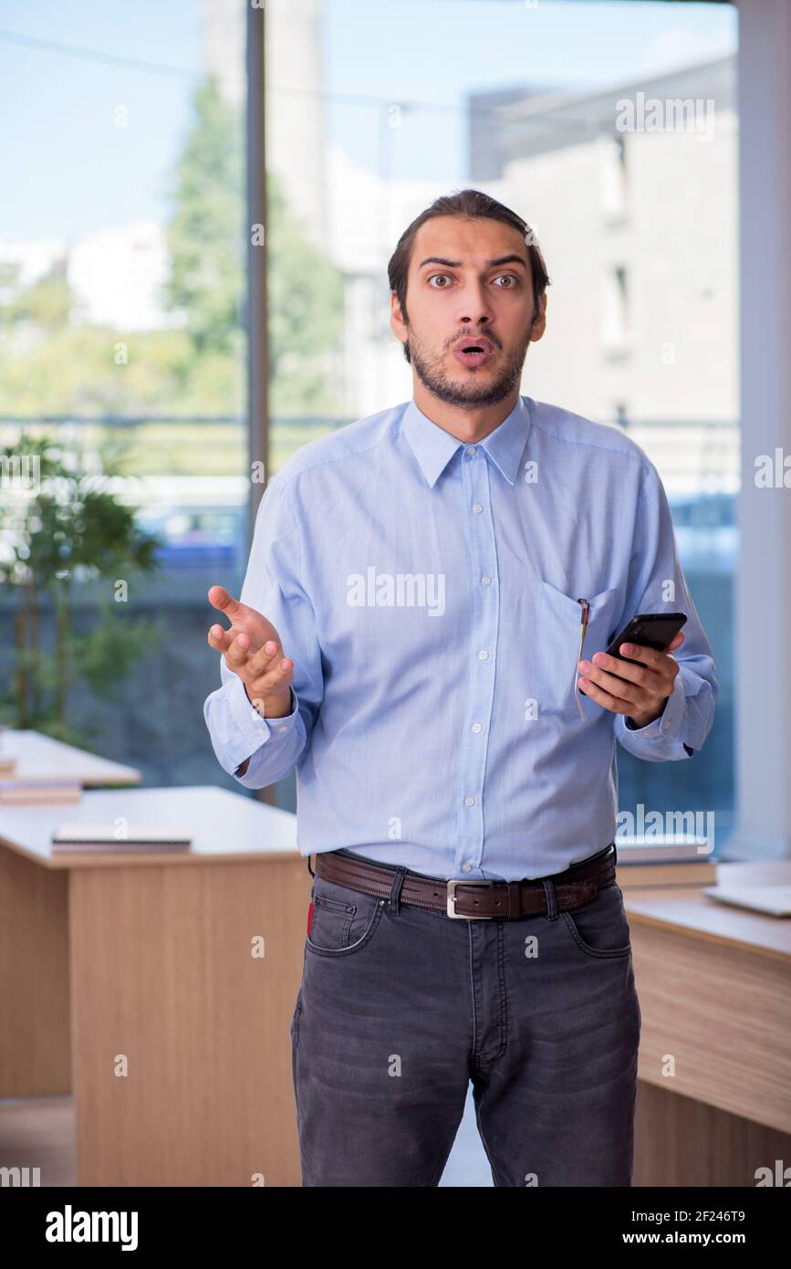 Scared teacher classroom hi-res stock photography and images - Alamy
