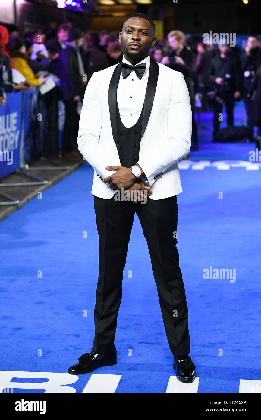 London, United Kingdom. 14th November 2019. Rapman attending the Blue ...