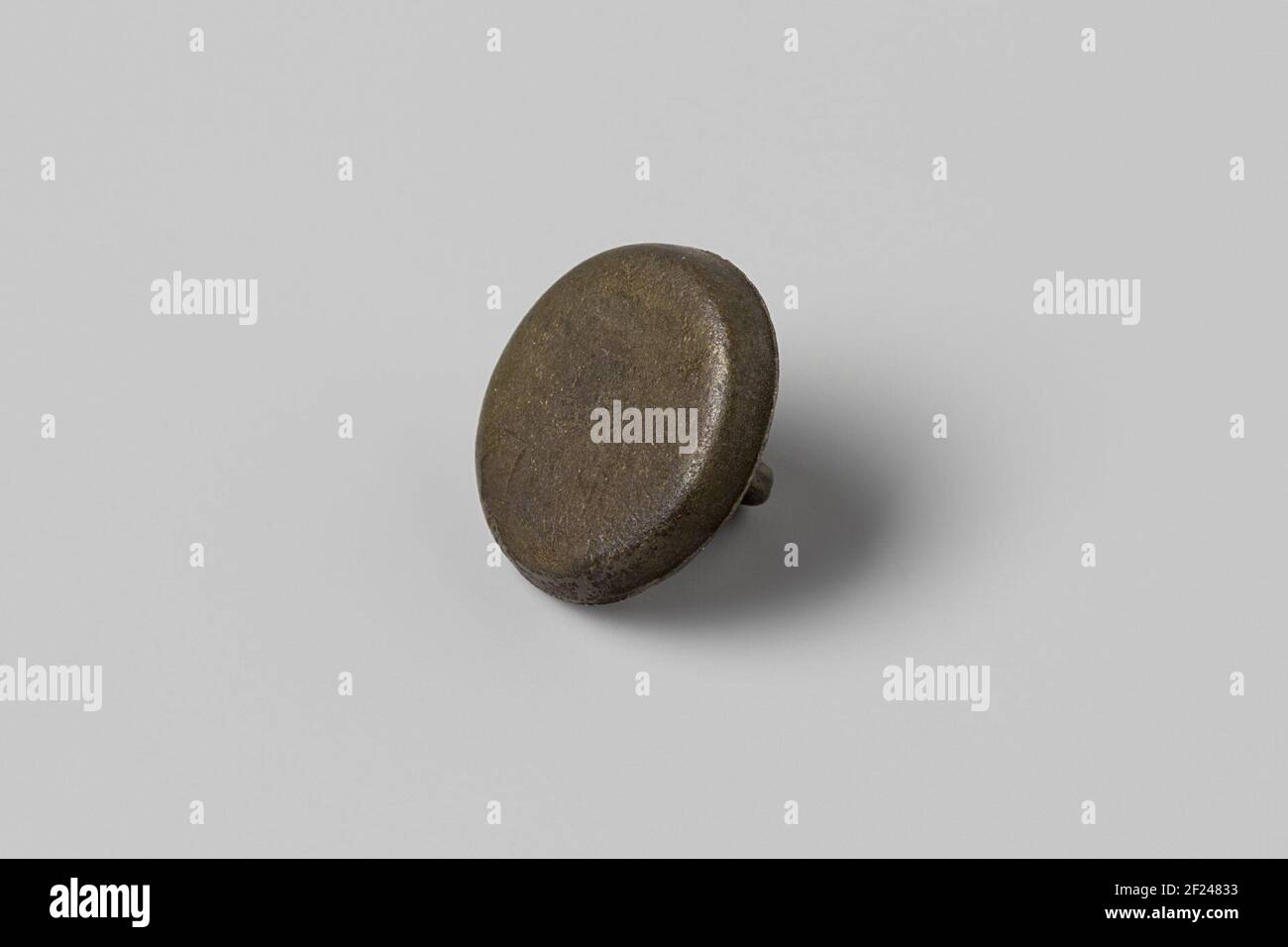 Button from the wreck of the East India hollandia.knoop. (1) Flat top ...