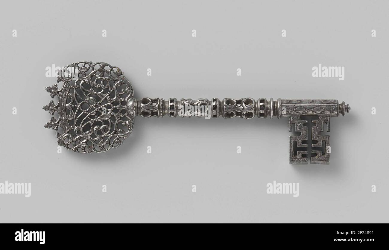 Detector lock with key.The keyhole for this lock is concealed behind ...