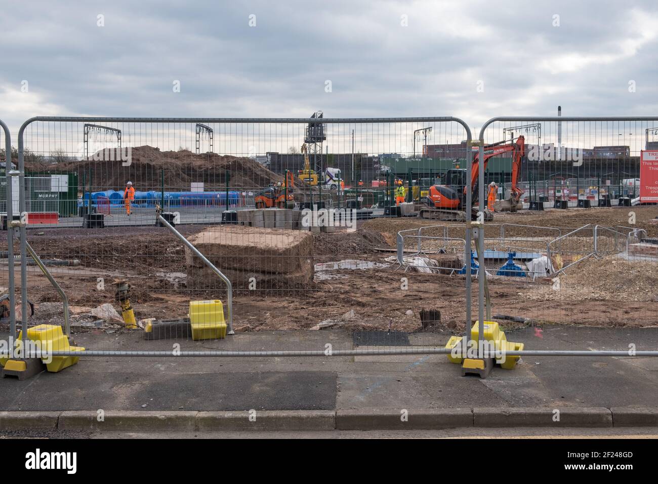 Hs2 construction site hi-res stock photography and images - Alamy