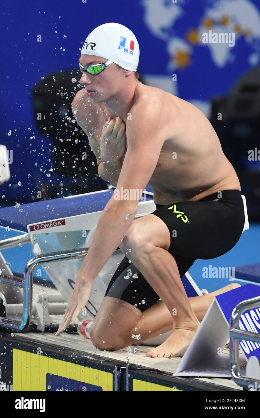 David Aubry (FRA) competes on Men's 400 m Freestyle during the 14th ...