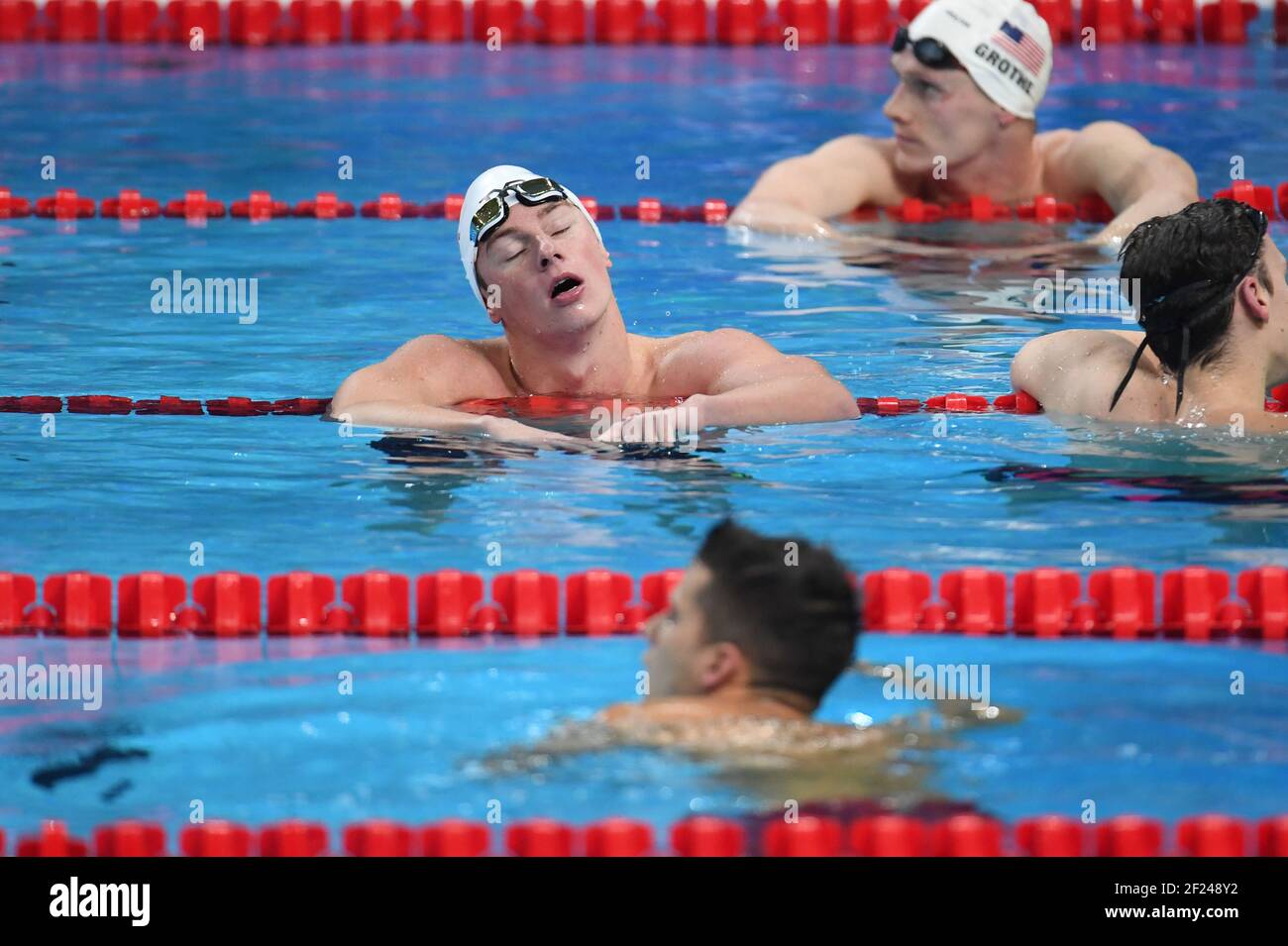 David Aubry (FRA) competes on Men's 400 m Freestyle during the 14th ...