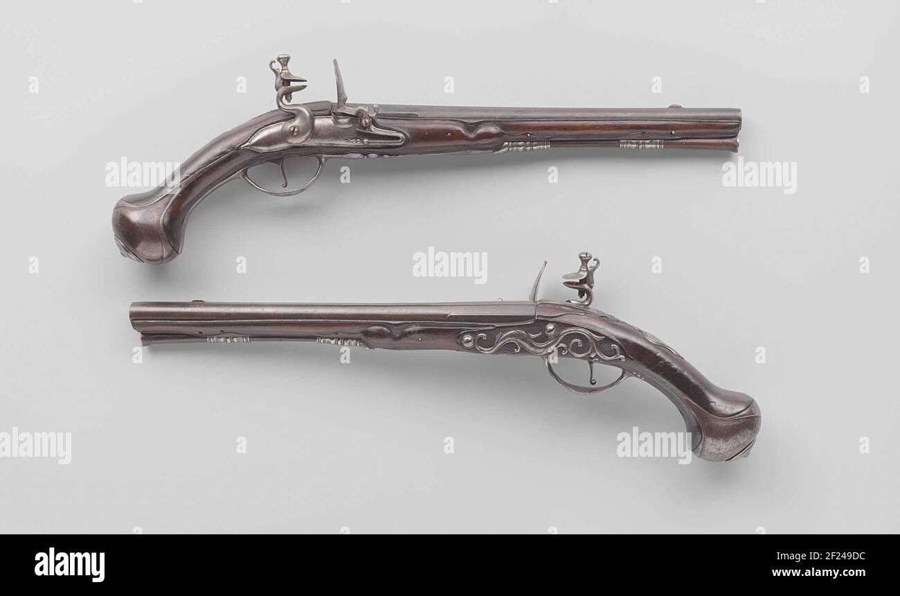 Militair vuursteenpistool.Military flint gun for the German market ...