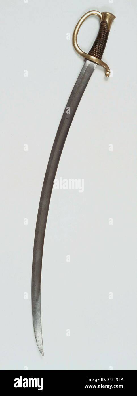 Sabel der Franse artillerie.Sable French artillery without sheath ...
