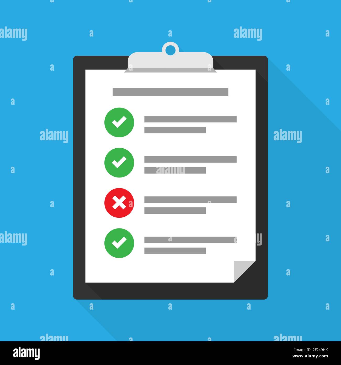 Vector checklist checkmark hi-res stock photography and images - Alamy