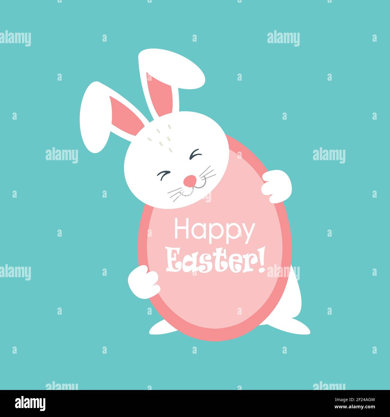 Have Yourself a Very Happy Easter Easter Bunny Ears Vector illustration ...