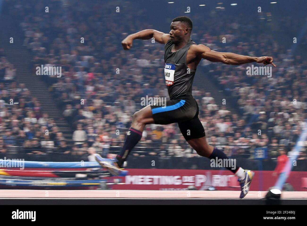 Hugues-Fabrice Zango (Bur) competes in men triple jump during the ...