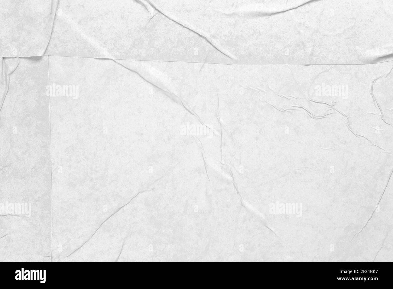 wet and wrinkled white paper as background Stock Photo - Alamy