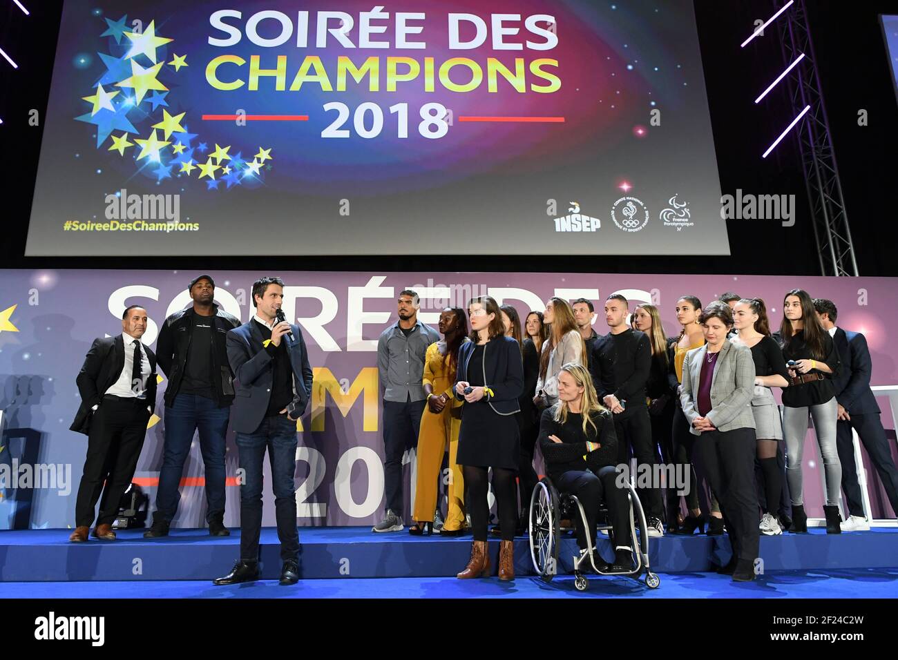 President of Paris 2024 Tony Estanguet during the Champions night, on ...