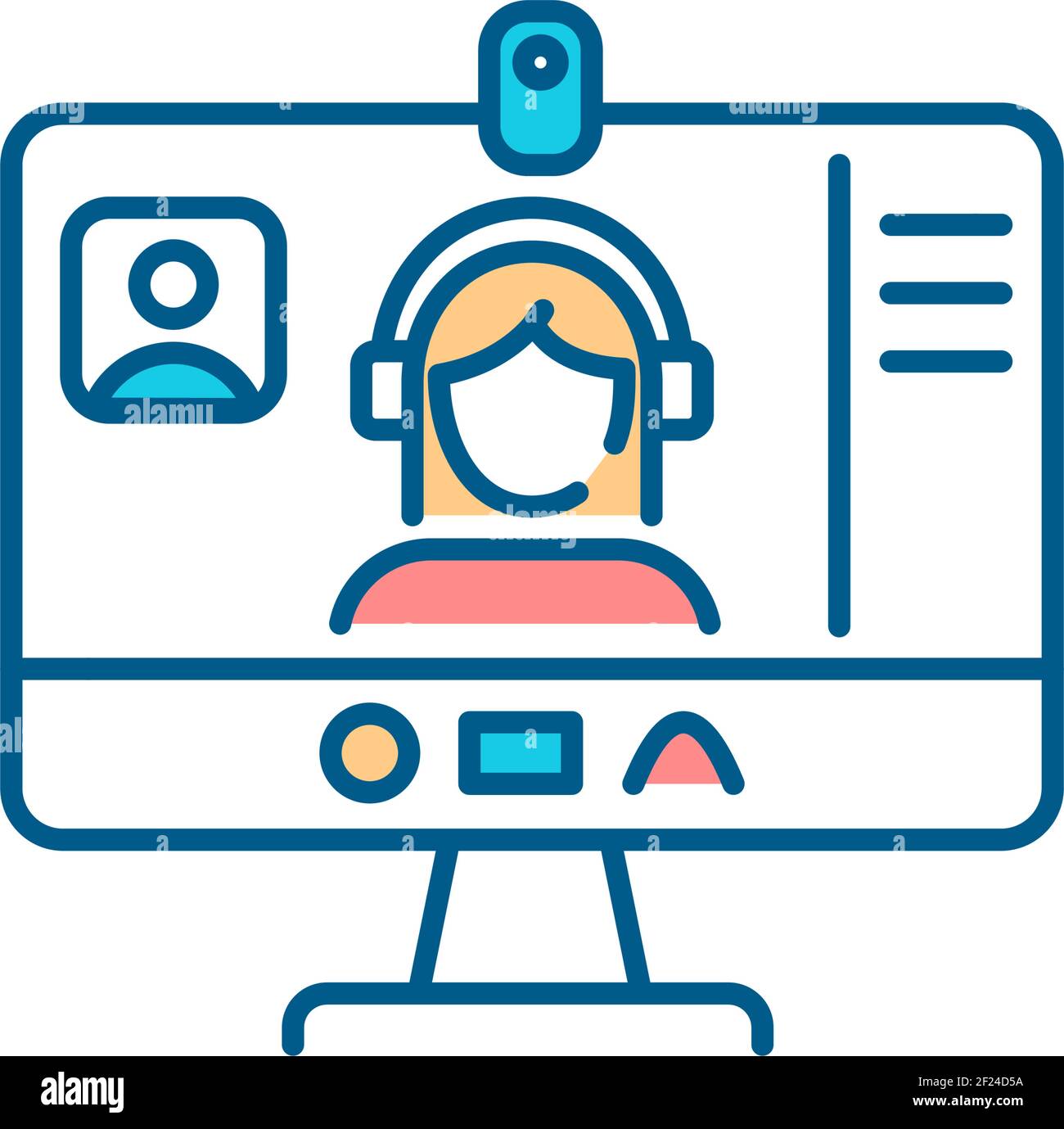 Webinar wireless Stock Vector Images - Alamy