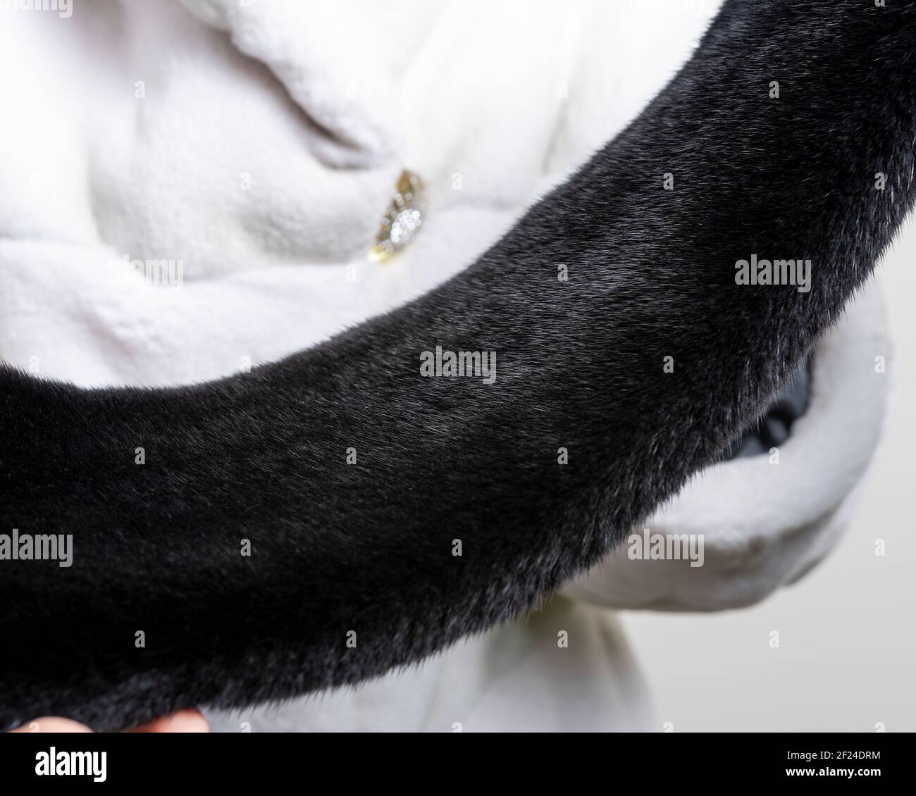 Expensive brown mink fur skin in a woman hands Stock Photo - Alamy