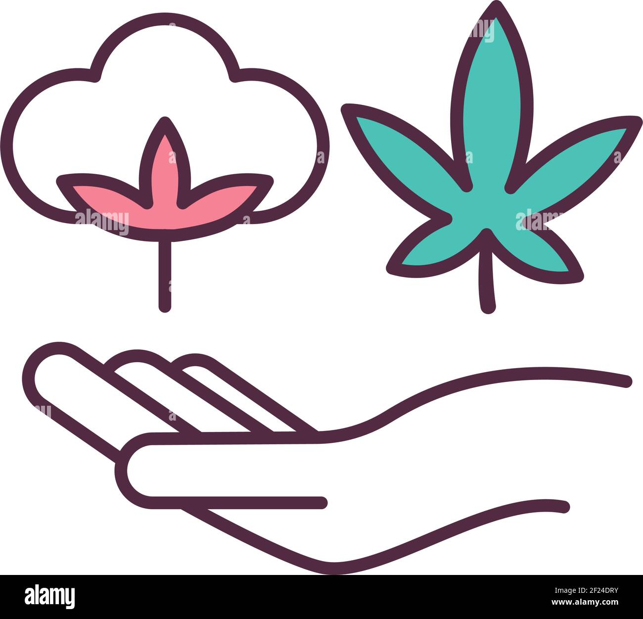 Hemp cloth Stock Vector Images - Alamy