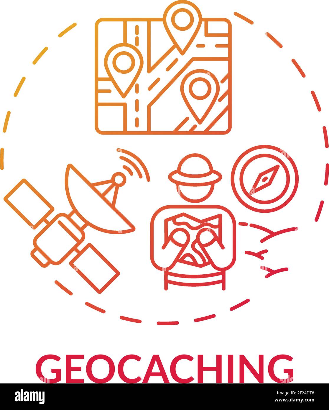 Geocaching geo cache Stock Vector Images - Alamy
