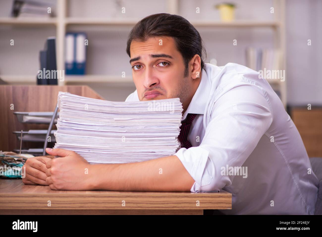 Extremely tired businessman male hi-res stock photography and images ...