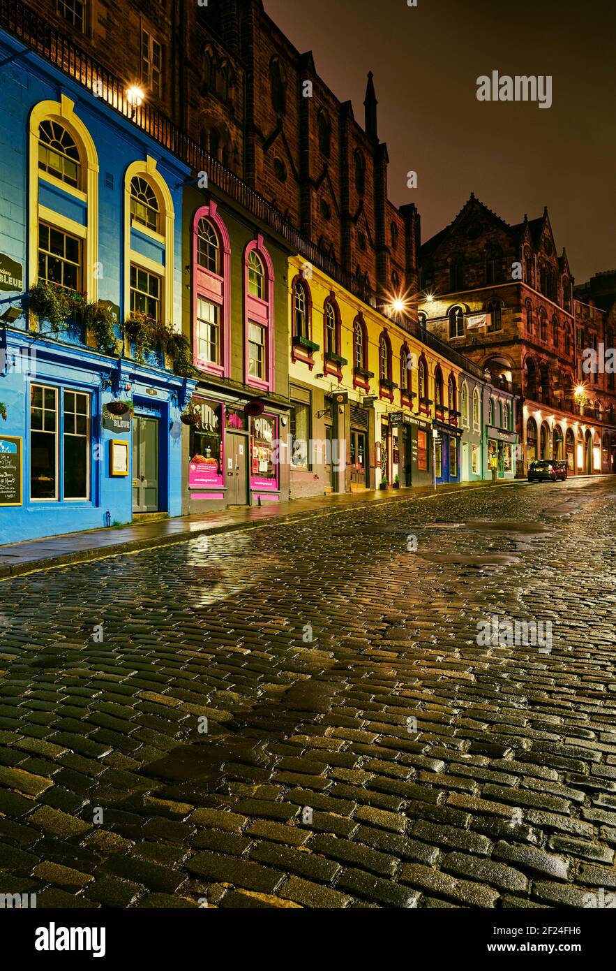 West Bow and Victoria Street in the heart of historic Edinburgh are ...
