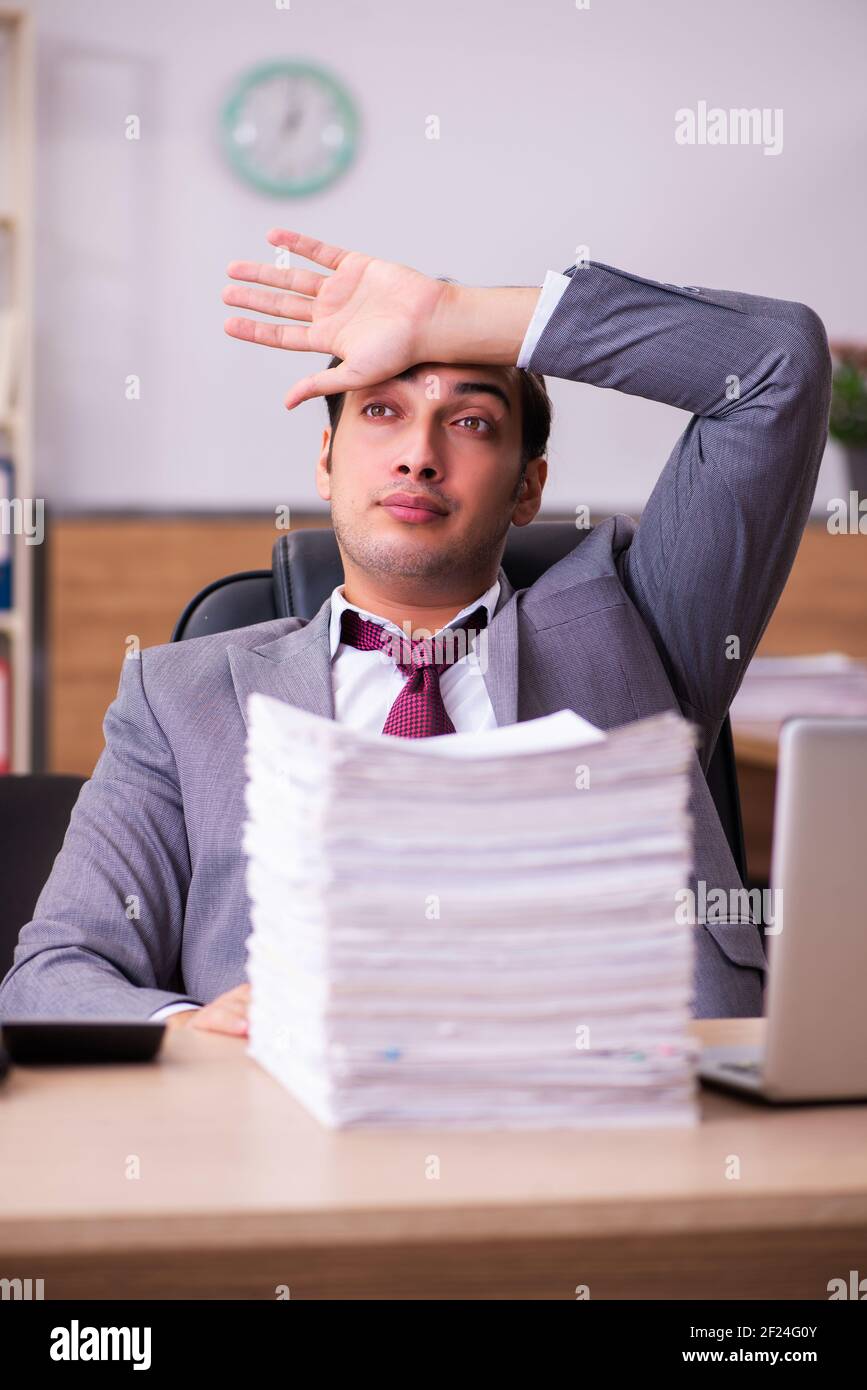 Extremely tired businessman male hi-res stock photography and images ...