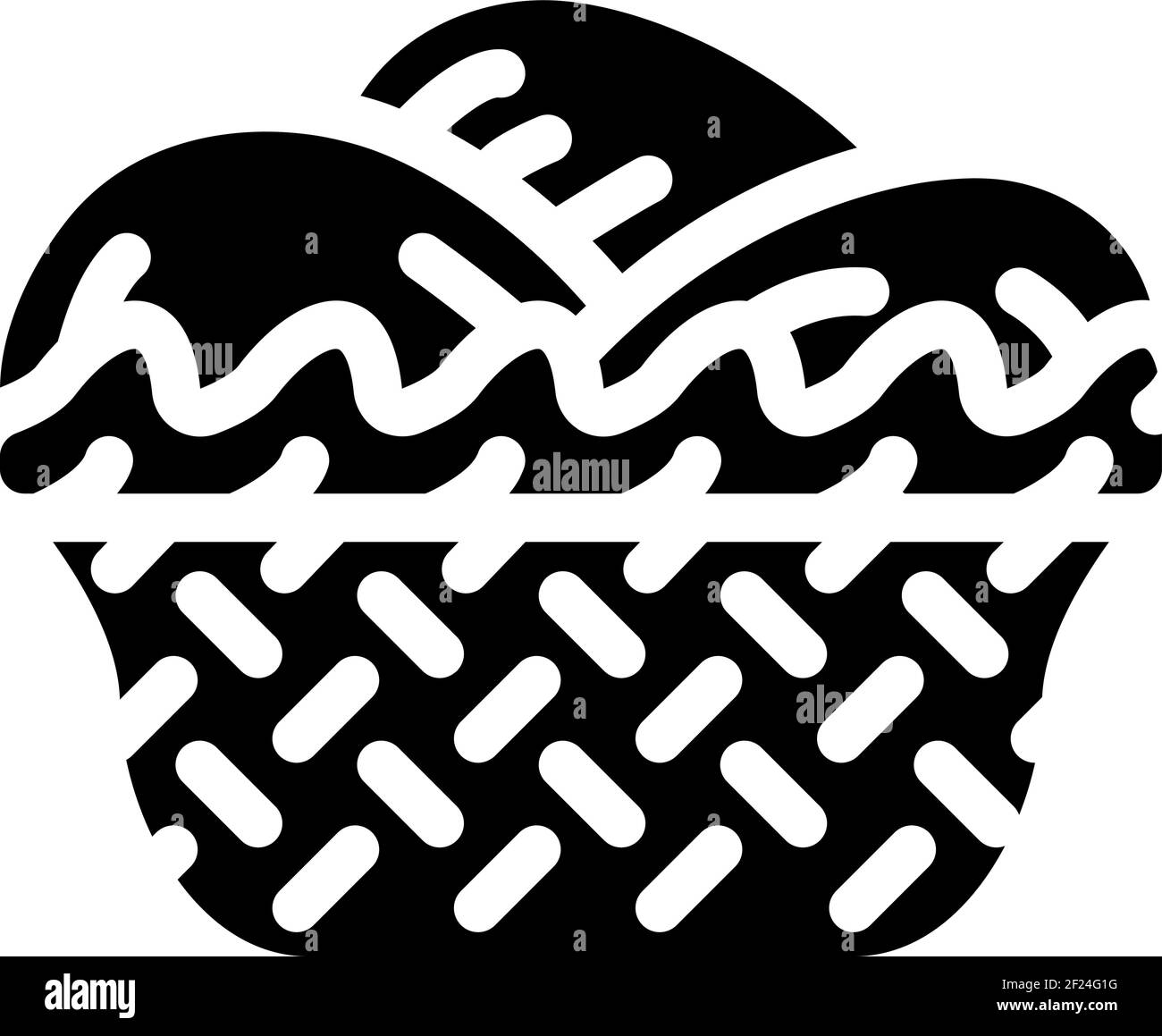 basket with mango glyph icon vector illustration Stock Vector Image ...