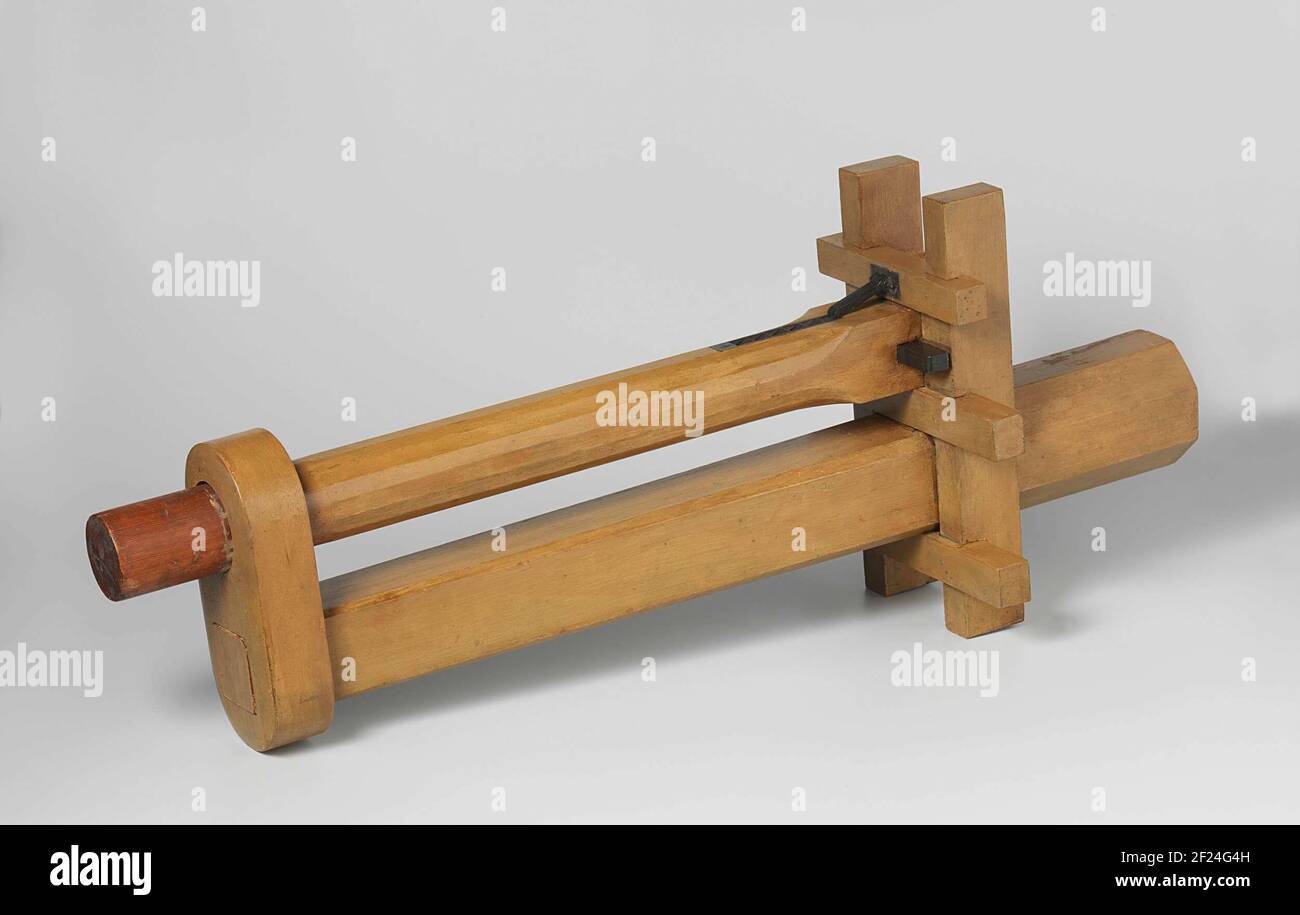 Model of a Topmast with a Pawl.Model of a part of an octagonal mast ...