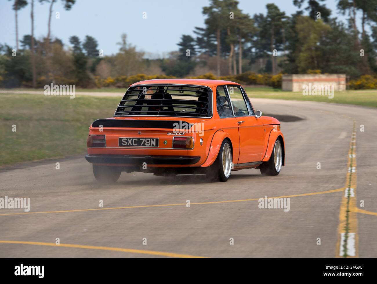 BMW 2002 with a Honda S2000 engine transplant Stock Photo - Alamy